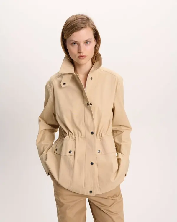 ATM Anthony Thomas Melillo Cotton Twill Utility Jacket - Macadamia