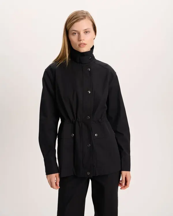 ATM Anthony Thomas Melillo Cotton Twill Utility Jacket - Black