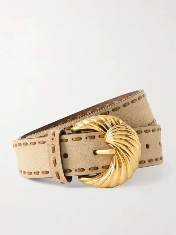 Etro Suede Belt - Beige