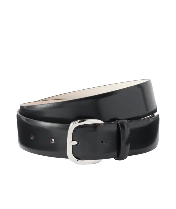 DEHANCHE Jeanne Leather Belt - Black