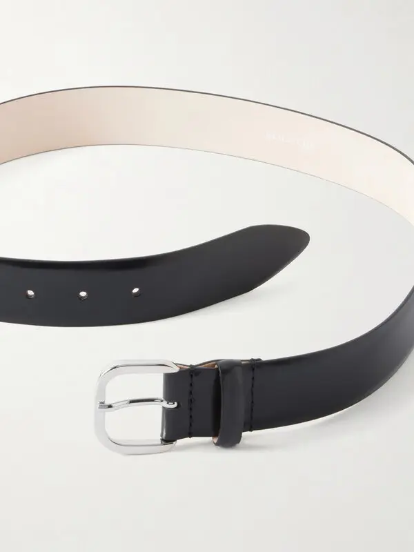 DEHANCHE Jeanne Leather Belt - Black