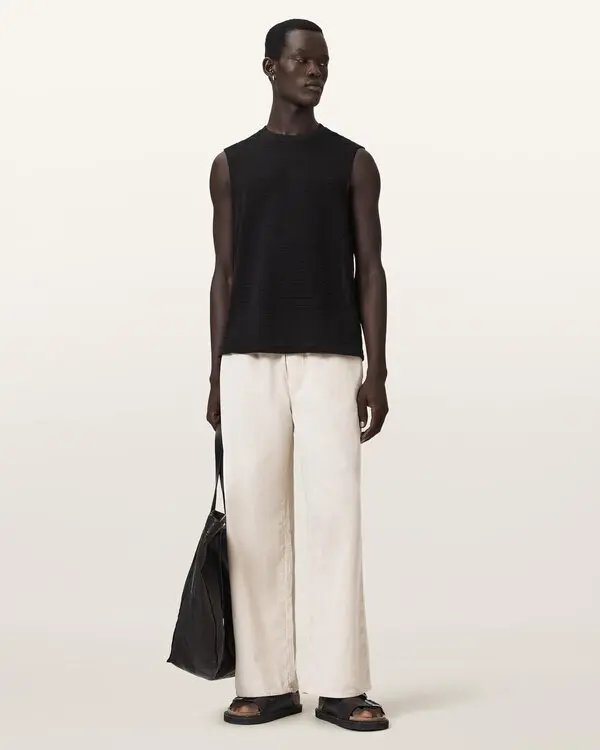 ALLSAINTS Cove Sleeveless Crew Neck Cotton T-shirt