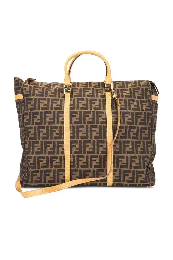 Fendi Zucca Boston Bag