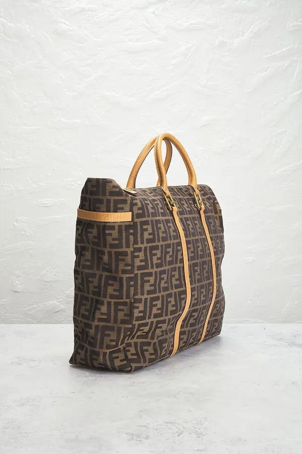 Fendi Zucca Boston Bag