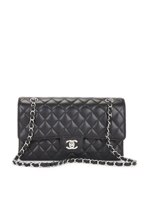 Chanel Caviar Medium Classic Double Flap Bag - Black