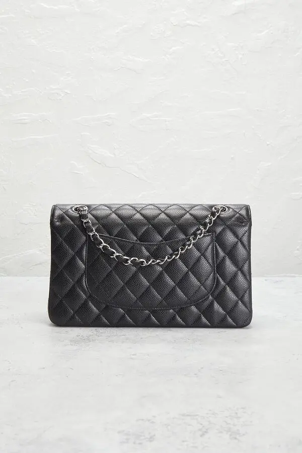 Chanel Caviar Medium Classic Double Flap Bag - Black