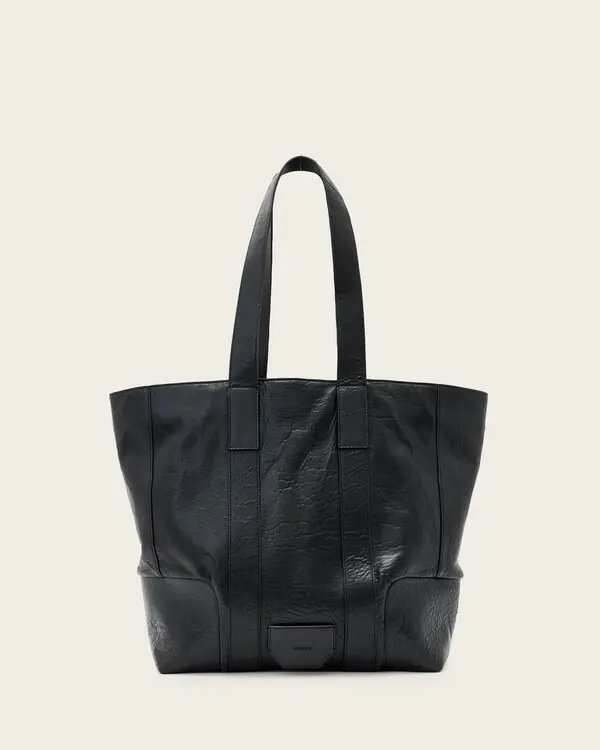 ALLSAINTS Ares Grain Leather Open Tote Bag