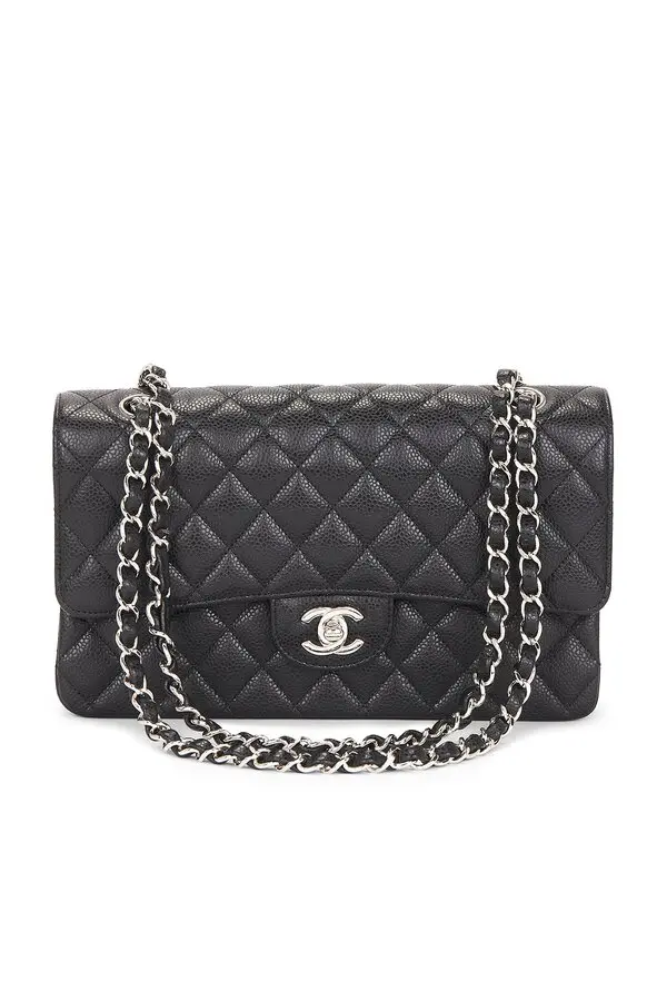 Chanel Caviar Medium Classic Double Flap Bag - Black