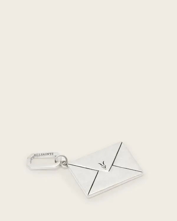 ALLSAINTS Sterling Envelope Pendant - Silver