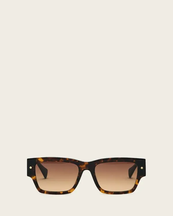 ALLSAINTS Iggy Square Frame Sunglasses - Dark Tort