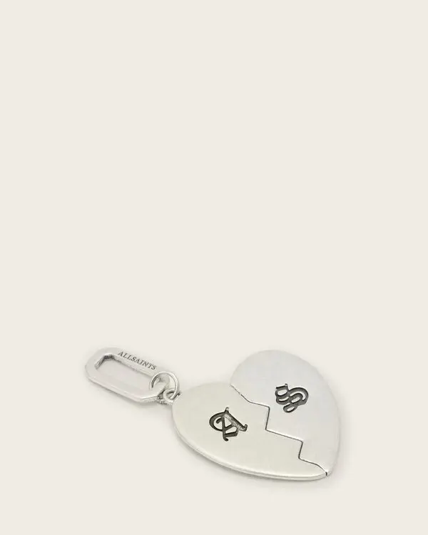 ALLSAINTS Sterling Heart Pendant - Silver