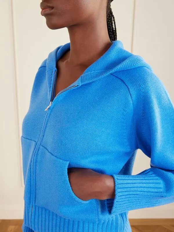 Calle Del Mar Cashmere Zip-up Hoodie