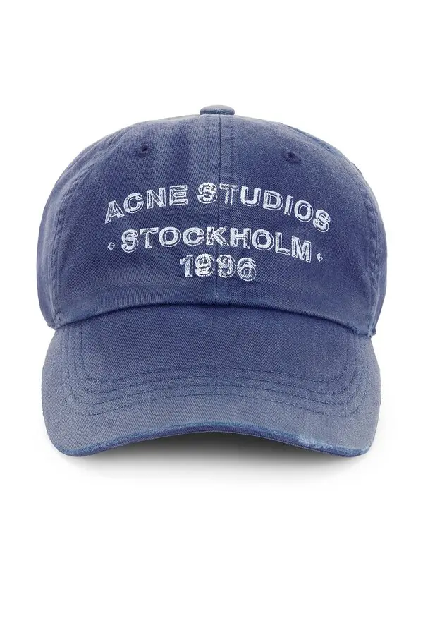 Acne Studios Baseball Hat - Navy