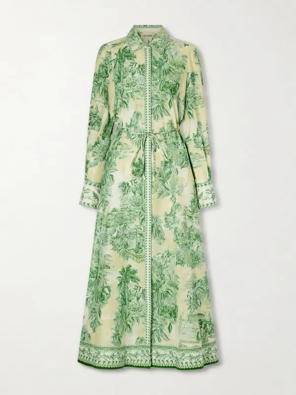 ALEMAIS Sara Belted Maxi Dress