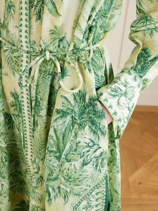 ALEMAIS Sara Belted Maxi Dress