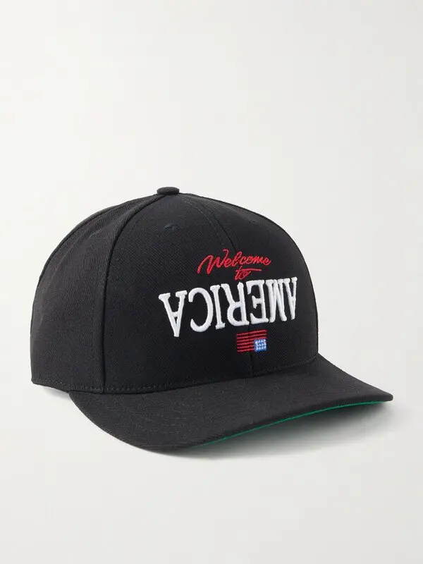 WILLY CHAVARRIA Community Center Embroidered Cap - Black