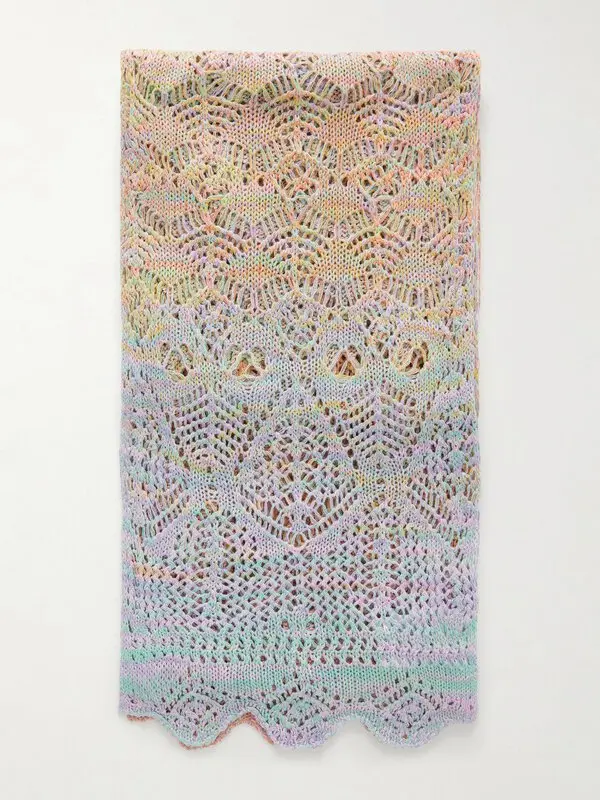 Anna Sui Space Dye Scarf - Orange