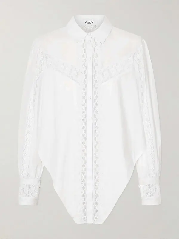Charo Ruiz Ibiza Devi Cotton-blend Shirt