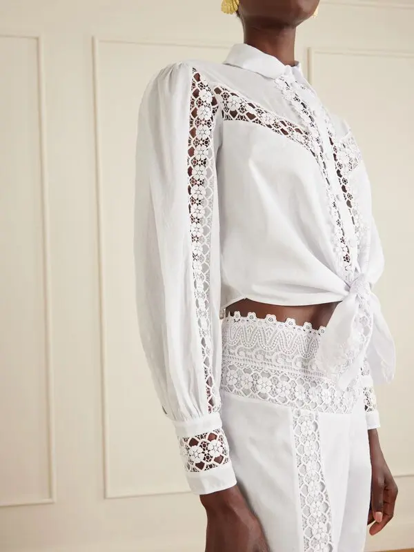 Charo Ruiz Ibiza Devi Cotton-blend Shirt