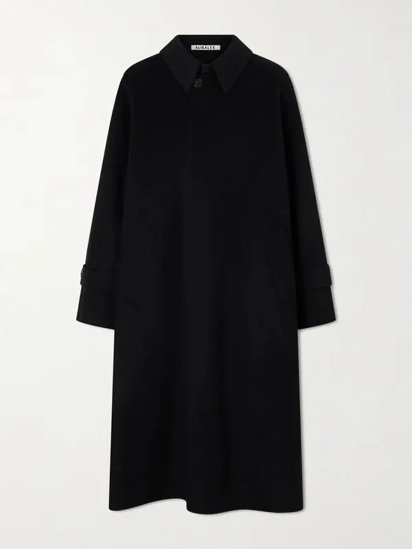 Auralee Melton Wool Overcoat