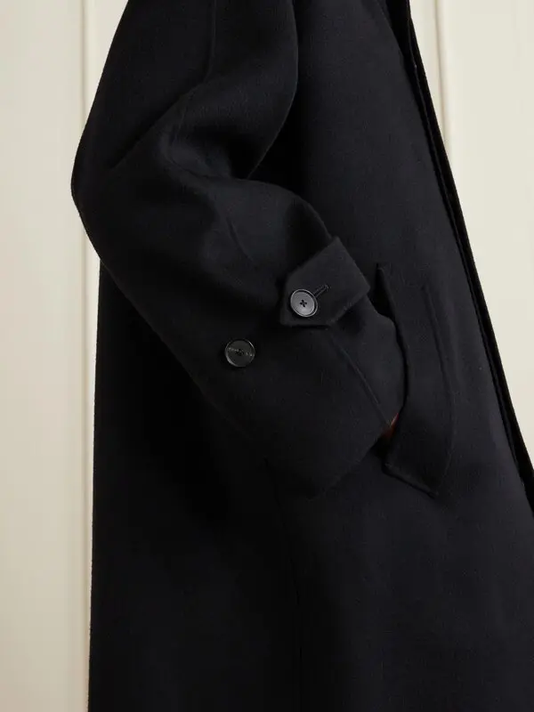 Auralee Melton Wool Overcoat