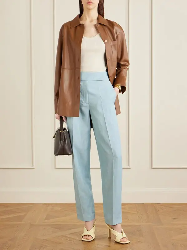 JOSEPH Aix Twill Straight-leg Pants