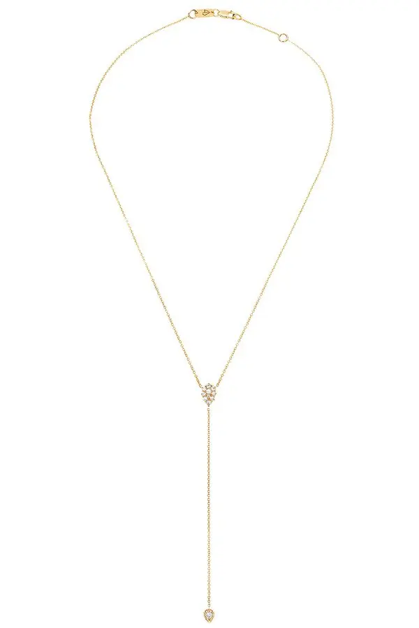 Carbon & Hyde Stella Lariat Necklace - Gold
