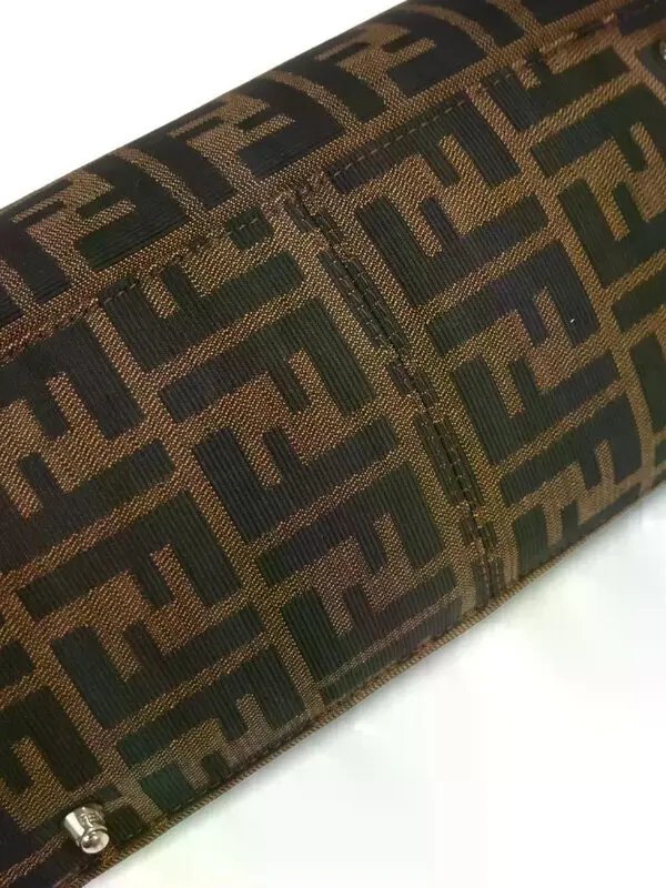 Fendi 2000 Zucca Canvas Tote Bag - Black