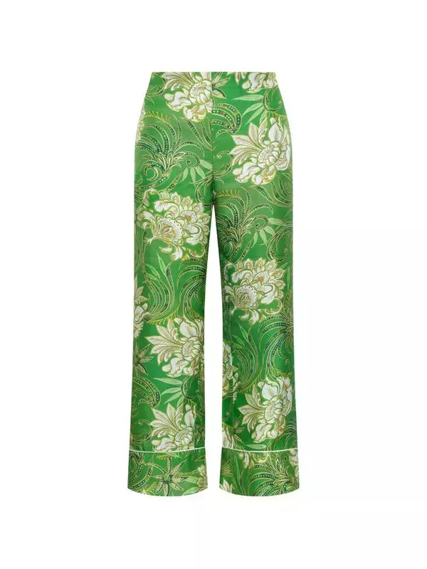 Malìparmi Piped Trousers - Green