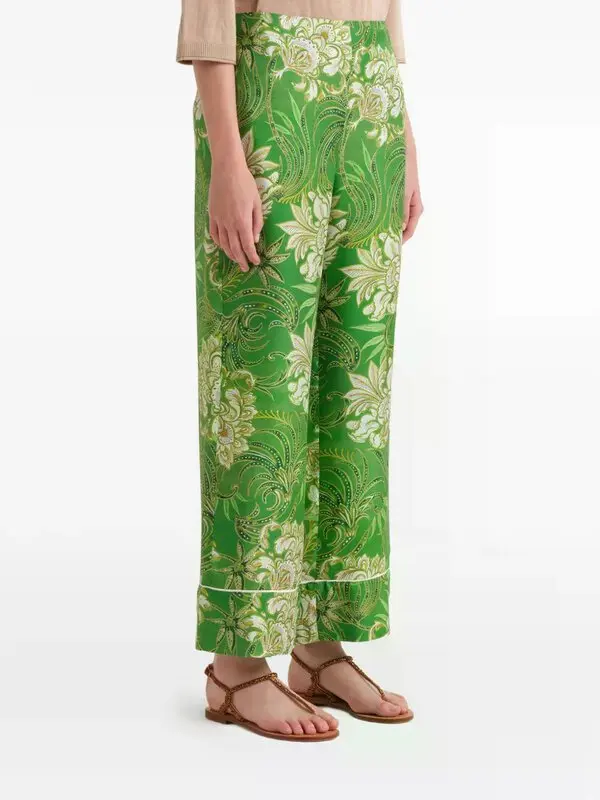 Malìparmi Piped Trousers - Green