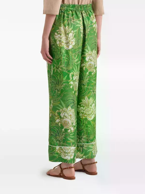 Malìparmi Piped Trousers - Green