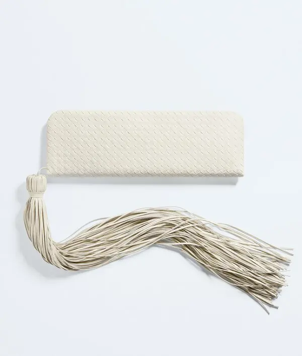 Bottega Veneta Serata Clutch - Alabaster