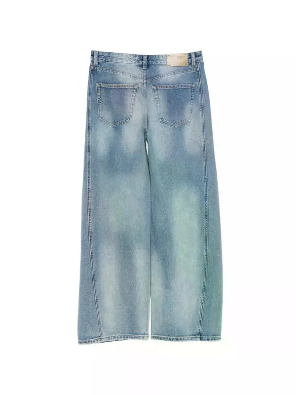 JNBY Cotton Wide-leg Jeans - Blue