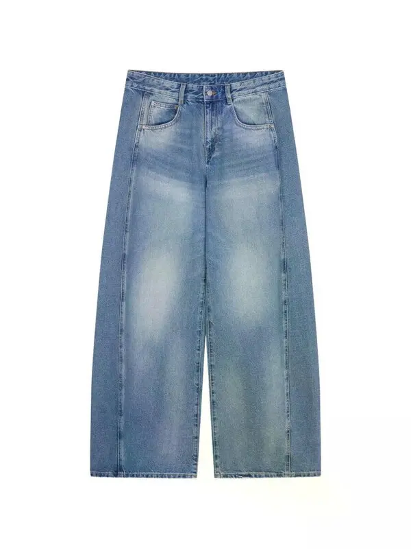 JNBY Cotton Wide-leg Jeans - Blue