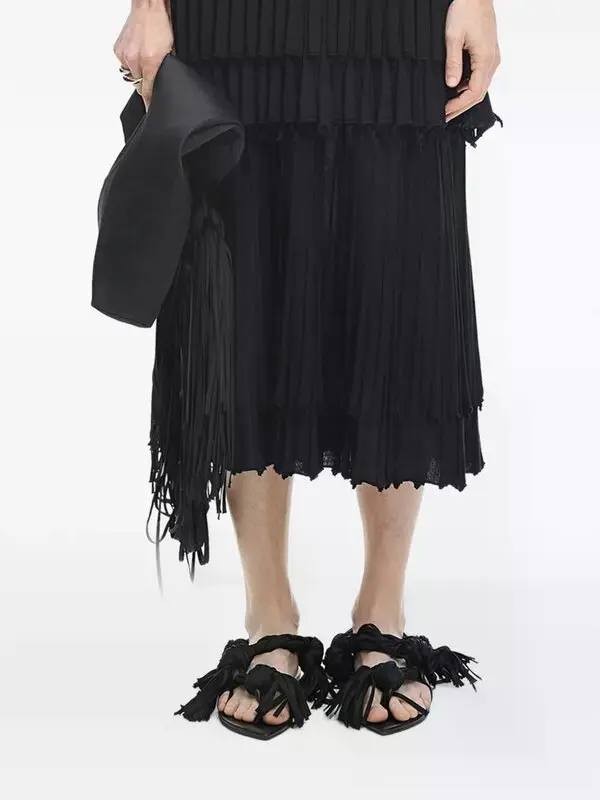 JNBY Textured Midi Skirt - Black