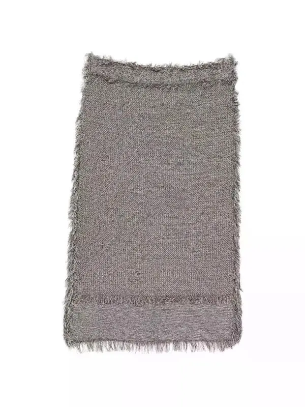 JNBY Fringed Midi Skirt - Grey