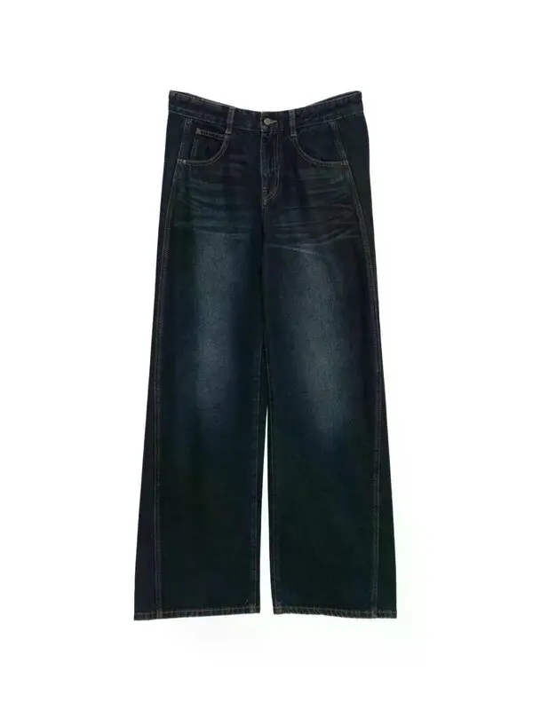 JNBY Cotton Wide-leg Jeans - Blue