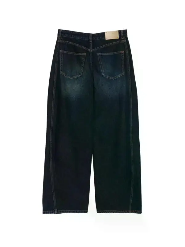 JNBY Cotton Wide-leg Jeans - Blue