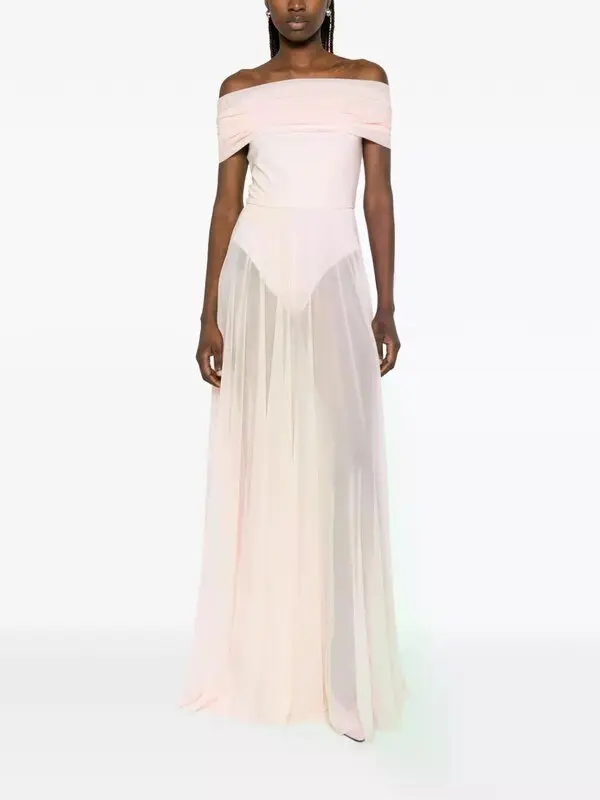 Norma Kamali Cowl-neck Maxi Dress