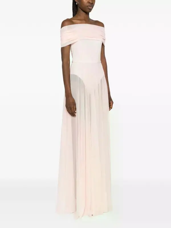Norma Kamali Cowl-neck Maxi Dress