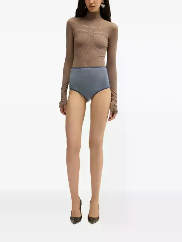 MARGHERITA MACCAPANI Mock-neck Top - Neutrals