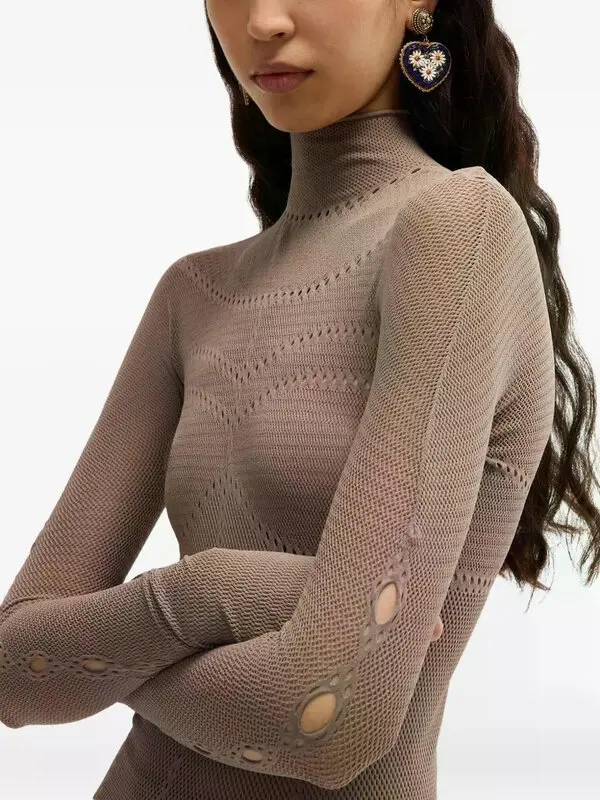 MARGHERITA MACCAPANI Mock-neck Top - Neutrals