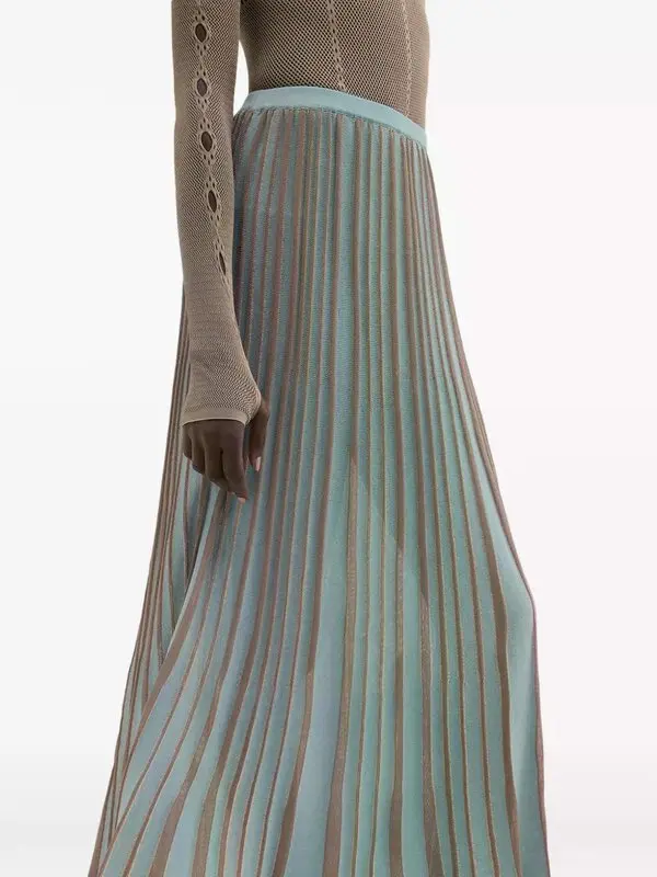 MARGHERITA MACCAPANI Straight Terry Skirt - Blue
