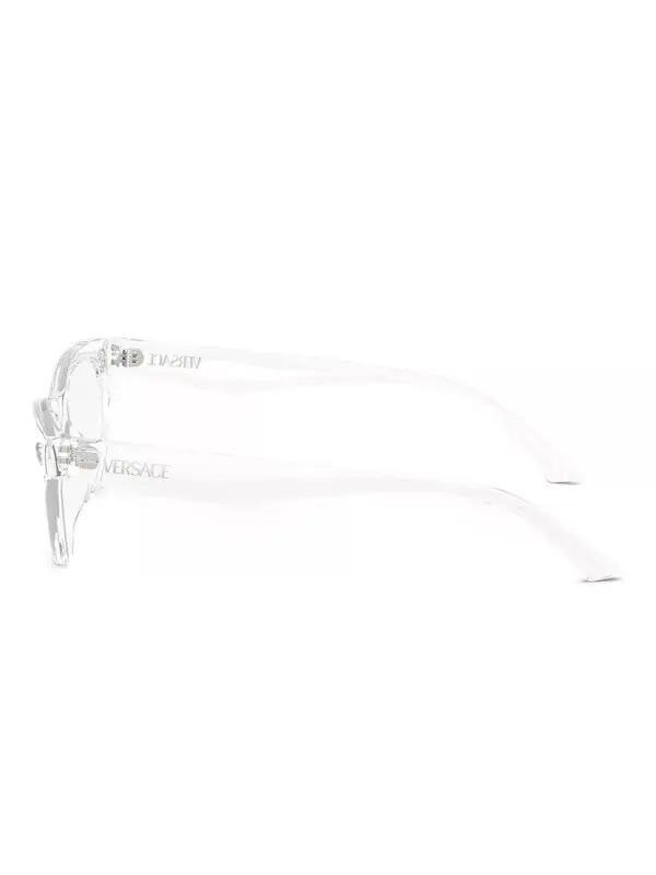 Versace Cat-eye Logo Glasses - White