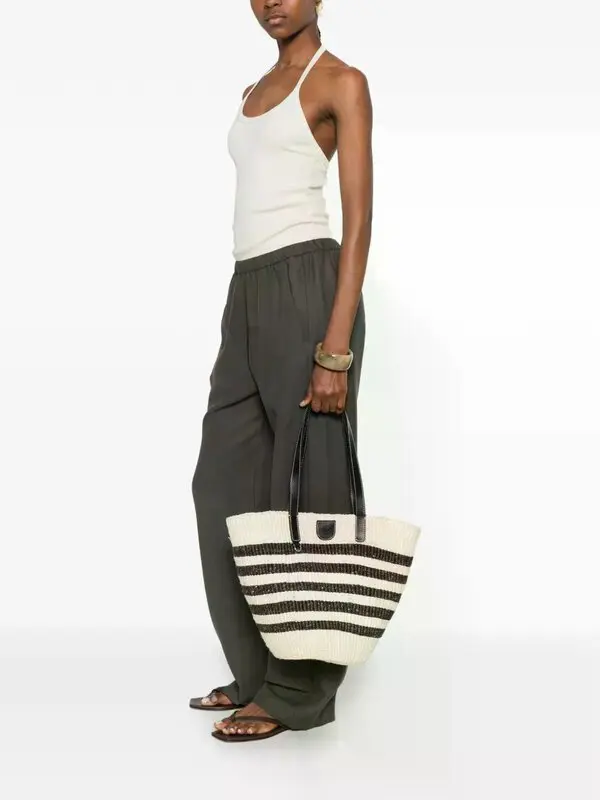 Max Mara Wkagennaio Striped Tote Bag