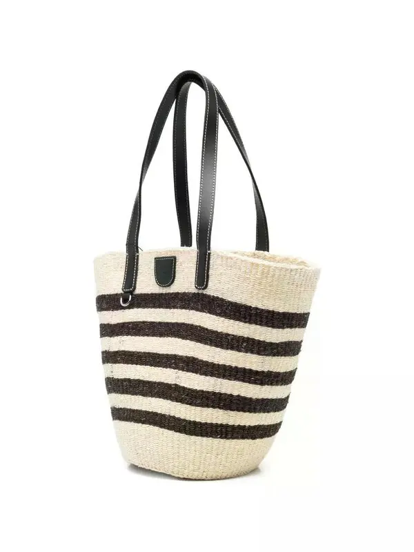 Max Mara Wkagennaio Striped Tote Bag