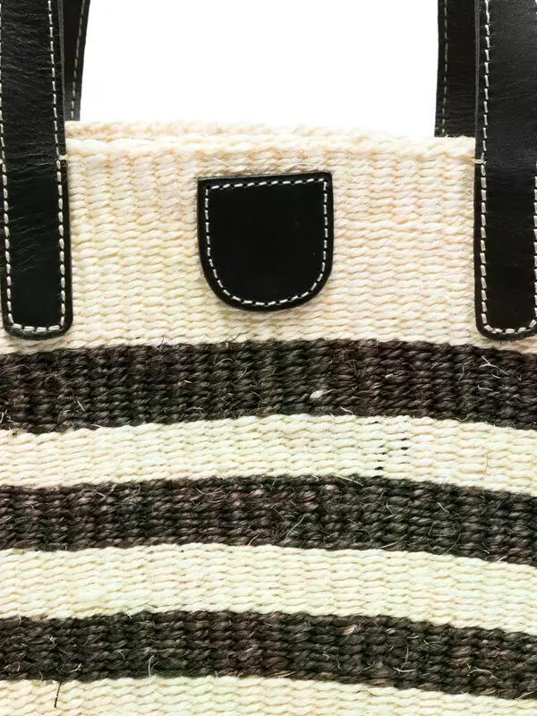 Max Mara Wkagennaio Striped Tote Bag