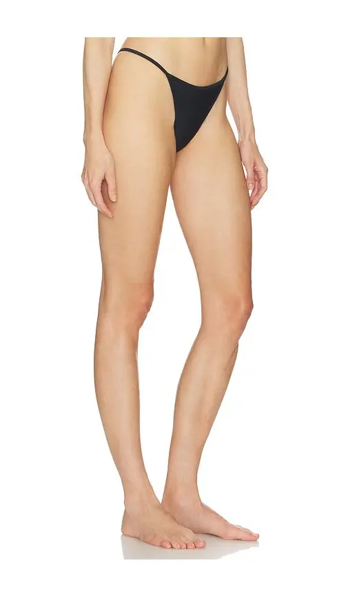 CAMILA COELHO Yarah Bikini Bottom - Black
