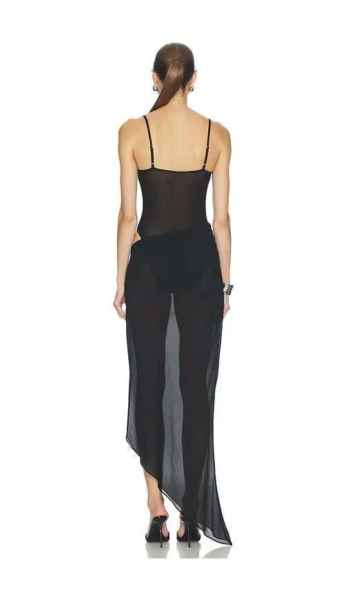 CAMILA COELHO Greer Maxi Dress - Black