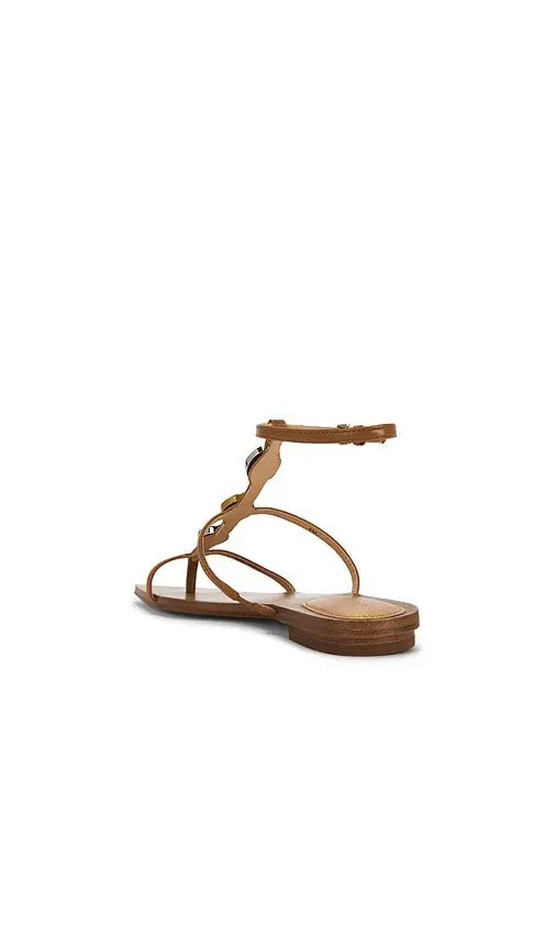 Veronica Beard Alba 2 Embellished Leather Sandals